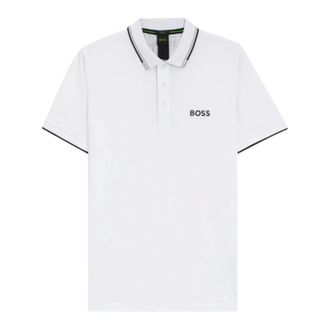 HUGO BOSS Homme, Tops, Blanc, Taille: S Polo Paddy Pro