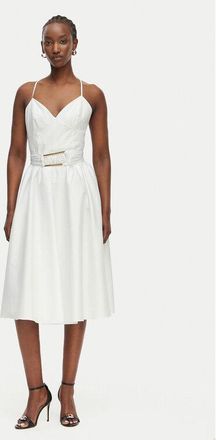 Guess Coctailkleid G6GK46 W1925 Wei&szlig; Regular Fit