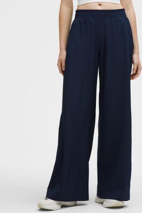 lululemon Pantalon taille mi-haute à jambe large en Swift Pleine longueur pour Femmes - Bleu - Taille 10