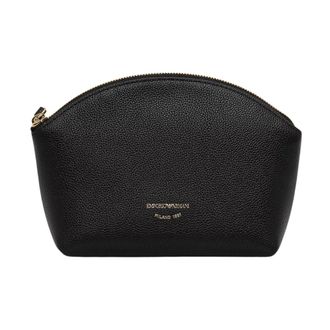 Emporio Armani Petite trousse de toilette souple - Femme - Sacs - Noir - Taille: ONE Size