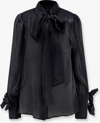 Actualee Satin shirt with padded shoulders - ACTUALEE - gender_Woman