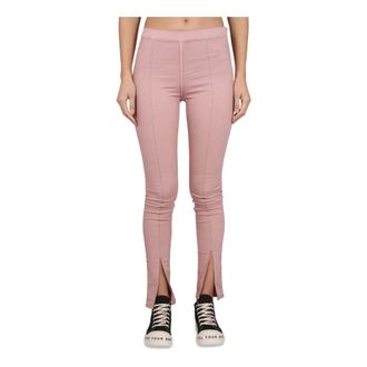 Rick Owens Femme, Pantalons, Rose, Taille: 38 FR Slit Front Legging