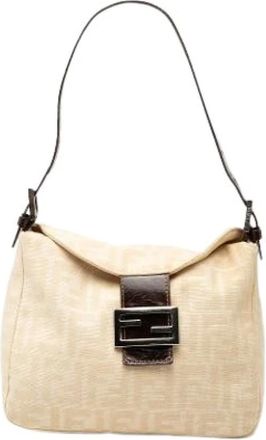 Fendi Sac bandouli&egrave;re vintage doccasion - Femme - Pre-owned - Beige - Taille: ONE Size