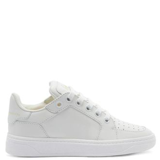 Giuseppe Zanotti Wei&szlig;e Leder-Sneaker mit niedrigem Schaft - - Shoes - Herren - Wei&szlig; - 45 EU