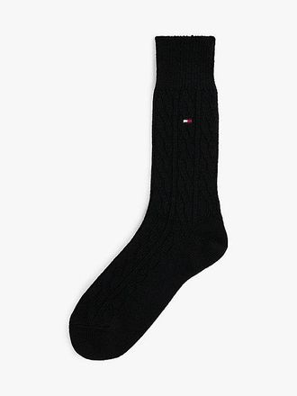 Tommy Hilfiger Chaussettes en laine mélangée maille torsadée