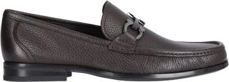 Ferragamo Loafer - Brown Hammered Leather Loafer - Gr. 5_5 - in Braun - für Damen