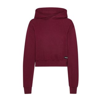 Rotate Rotate Birger Christensen, Femme, Sweatshirts et sweats &agrave; capuche, Brun, Taille: 38 FR Sweat &agrave; Capuche Bordeaux Aw25