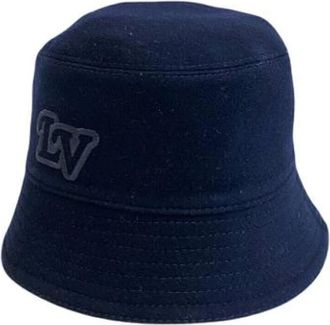 Louis Vuitton unisex, Pre-owned, Bleu, Taille: ONE Size Chapeau en laine Pre-owned