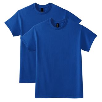 Gildan Unisex-Erwachsene DryBlend T-Shirt, Style G8000, Multipack Hemd, Royal (2 Stück), XL (2er Pack)