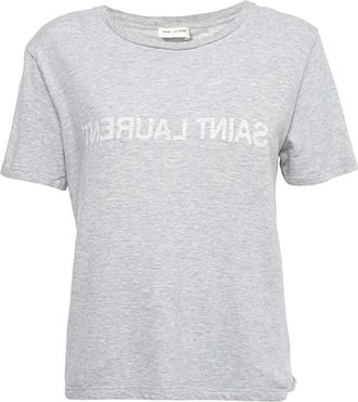 Saint Laurent Damen, Oberteile, Grau, 2XLGr&ouml;&szlig;e