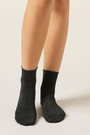 Calzedonia Socken Mit Glitzer Schwarz