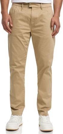 Indicode Herren Ignazo Stretch Chinohose aus Baumwolle | Herrenhose Chino Stoffhose Cornstalk, 32/32