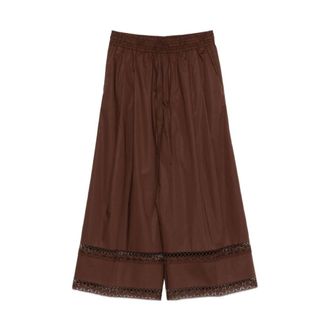 Twinset Weite Hosen - - Trousers - Damen - Braun - L
