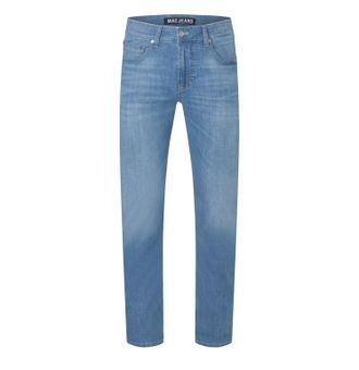 MAC Broeken Slim-fit-Jeans MAC Arne, Herren, Gr. 32, L&auml;nge 32, blau (authentic light blau used), Denim/Jeans, Obermaterial: 98% Baumwolle, 2% Elasthan, unifarben,