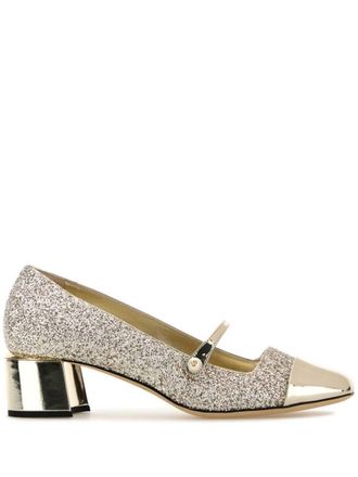Jimmy Choo London escarpins Elisa 45 mm - Or
