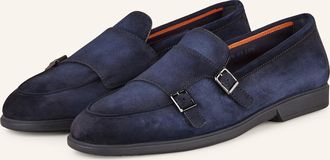 Santoni Double-Monks blau