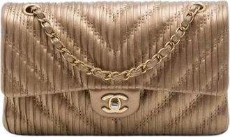 Chanel Sac bandouli&egrave;re Classic Flap Pre-owned - Femme - Pre-owned - Brun - Taille: ONE Size
