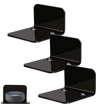 Generico Kleines schwebendes, Selbstklebende Wandschirme mit Kabelklemme, L an den Wandregalen des Brunnens