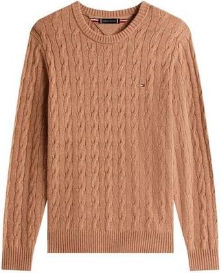 Tommy Hilfiger Pull col rond en laine m&eacute;lang&eacute;e