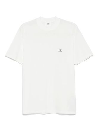 C.P. Company t-shirt en jersey à logo imprimé - Blanc
