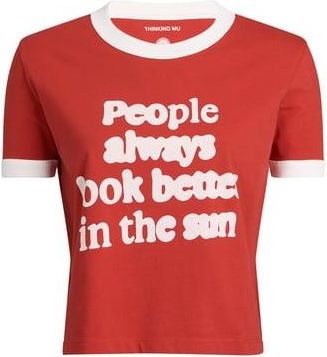 Thinking Mu T-shirt imprim&eacute; People Zowie R en coton