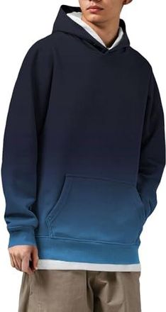 Generic Sweat &agrave; capuche uni printemps 2026 pour homme automne hiver tendance d&eacute;contract&eacute; &agrave; manches longues surdimensionn&eacute; coupe ample confortable v&ecirc;tements po