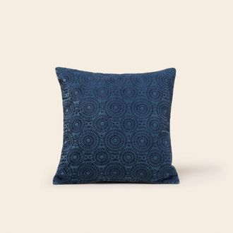 Madura Housse De Coussin Solaya Bleu dorage - BLEU
