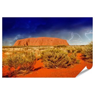 Islandburner XXL Bild Poster Ayers Rock Australien Premium Bilder Fotodruck