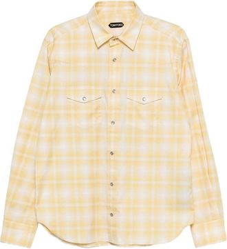 Tom Ford Chest-pocket Checked Shirt