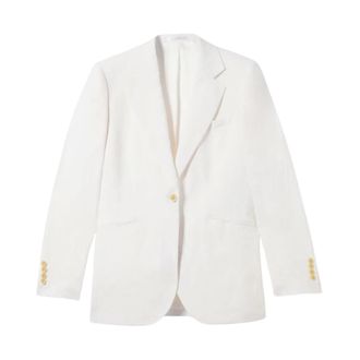 Brooks Brothers Irischer Leinen-Einreiher-Blazer - - Jackets - Damen - Wei&szlig; - XS
