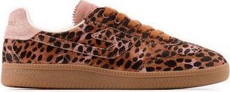Schmoove Baskets basses en cuir &agrave; motif animalier