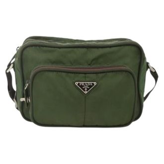 Prada unisex, Pre-owned, Vert, Taille: ONE Size Sac bandouli&egrave;re Vintage Pre-owned