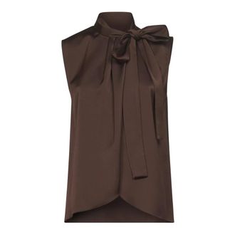 Blanca Vita Topina Top - - Tops - Damen - Braun - M