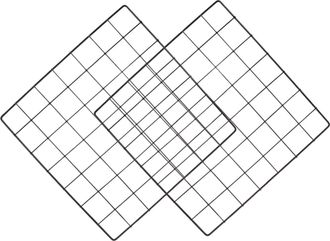 BESPORTBLE 2 St&uuml;ck Teiliges Wandgitter aus Eisen Stabiles Drahtgitter Regal zur Wandmontage Vielseitig Nutzbar als Fotohalter Organizer f&uuml;r Bad K&uuml;che Wohnzimmer 