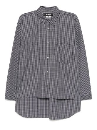 Comme Des Garçons chemise à carreaux - Noir