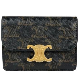 Celine Porte-cartes Pre-owned - Femme - Pre-owned - Noir - Taille: ONE Size