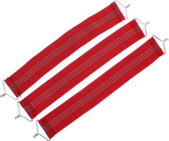 Cabilock 3 Stück Verstärkte Elastische Gurte für Relaxsessel Anti Break und Explosionsgeschützte Sitzbandage Rot Reißfest für Bequeme Stabilität und Langlebigk