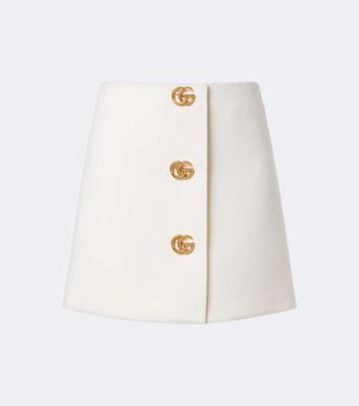 Gucci Mini-jupe Double G en laine