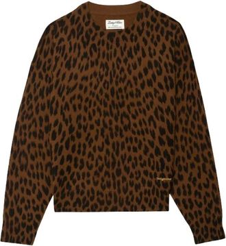 Zadig&Voltaire Femme, Pulls, Brun, Taille: 38 FR Soulo Sweater