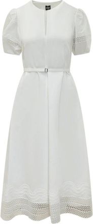 HUGO BOSS Femme, Robes, Blanc, Taille: 40 FR Robes