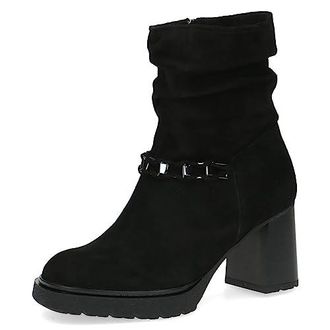 Caprice Femme 9-25438-41 Bottines à Lacets avec Talon, Noir, 39 EU