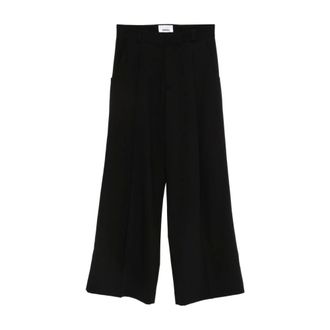 BONSAI Homme, Pantalons, Noir, Taille: S Wide Pantalons
