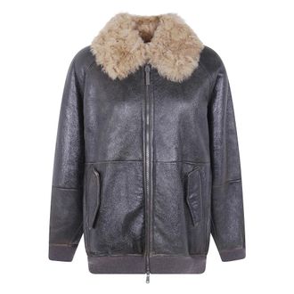 Brunello Cucinelli Leather Jackets - - Jackets - Damen - Braun - M
