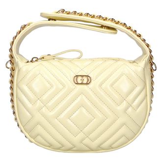 La Carrie Night Edition Runde Kunstleder-Tasche - - Bags - Damen - Gelb - ONE SIZE