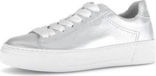 Gabor Baskets basses pour femme, Argent 80, 38 EU