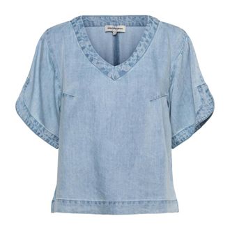 &Co Woman Damen, Blusen & Hemden, Blau, XSGr&ouml;&szlig;e