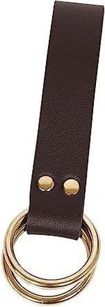 Baoblaze Rock Hikes Jupe Hike pour femme en PU vintage non poli avec crochet et clip ceinture, marron, Universal