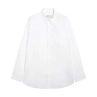 Ami Hemd in Large Fit mit gepr&auml;gtem Ami de Coeur auf der Brusttasche - - Blouses & Shirts - Damen - Wei&szlig; - XS