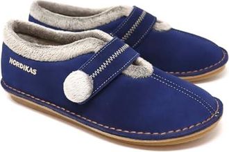 Nordikas Chaussons de maison pour femme en peluche, Indien, 39 EU