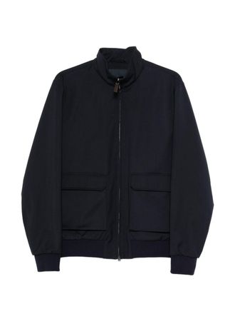 Herno Mens Jacket Blue Wool
